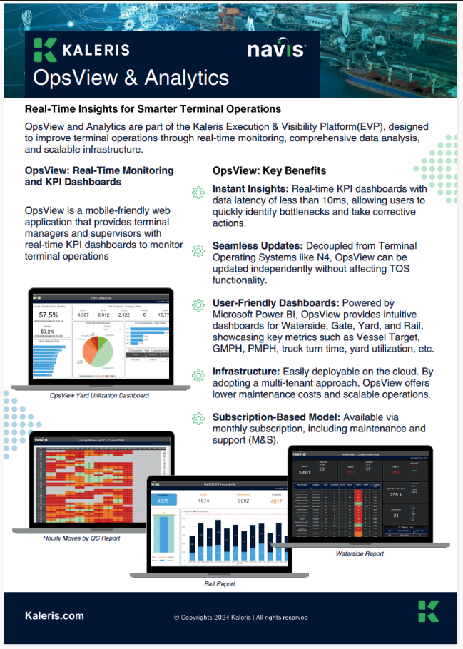 Kaleris Opsview & Analytics: Strategic Shift towards Multi-Tenancy ...
